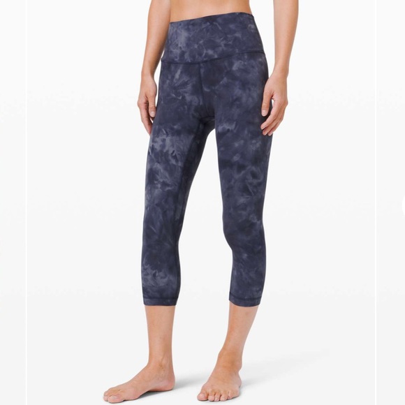 lululemon athletica | Pants & Jumpsuits | Lululemon Blue Diamond Dye ...